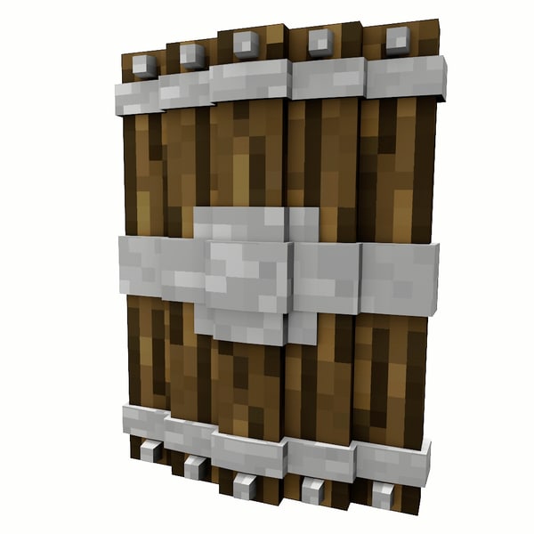 3d c4d minecraft shield pack