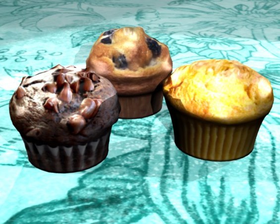 3D Muffin Models | TurboSquid