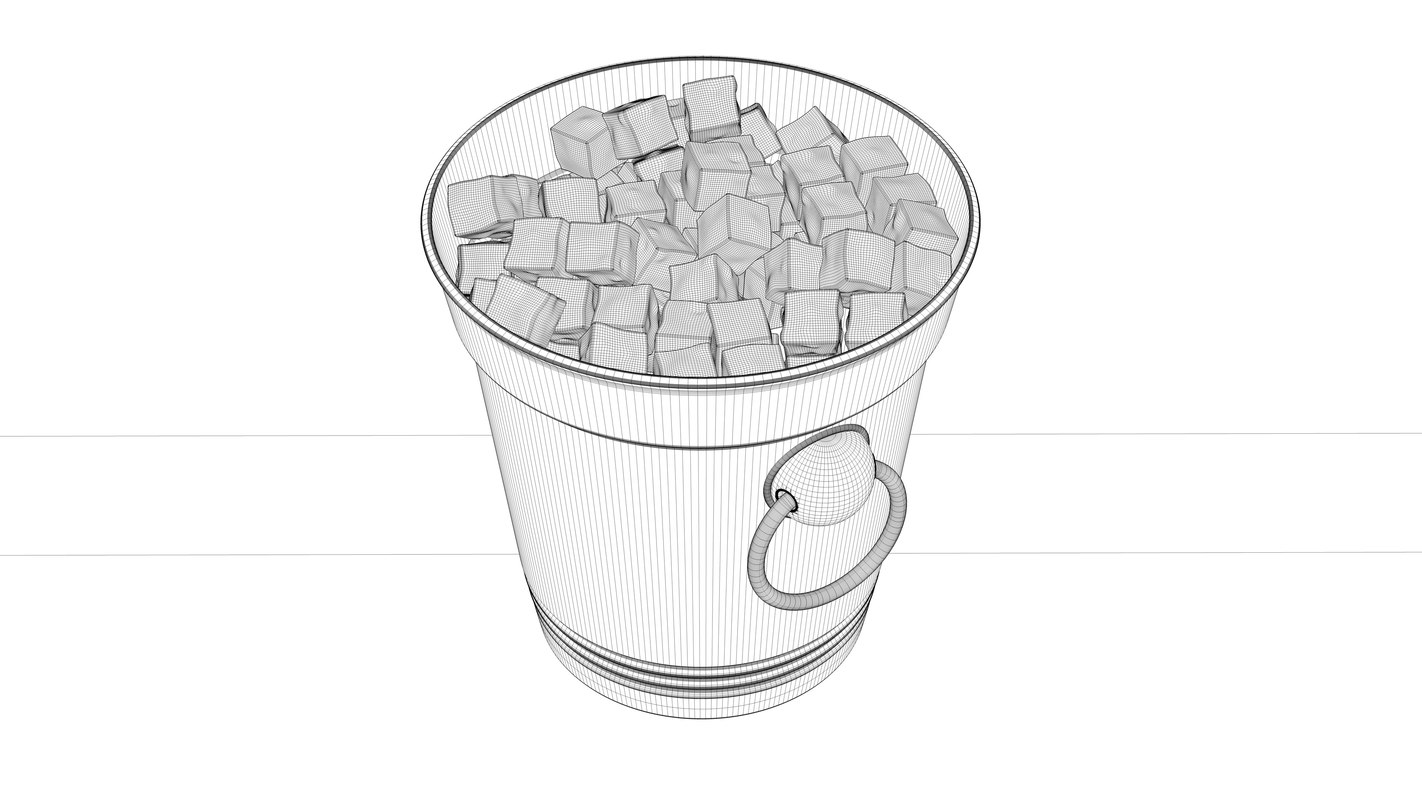 ice bucket hq 3d model