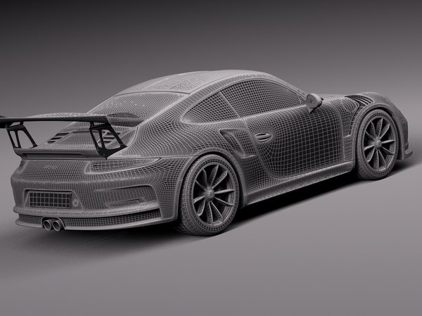 3d 2016 porsche 911 model