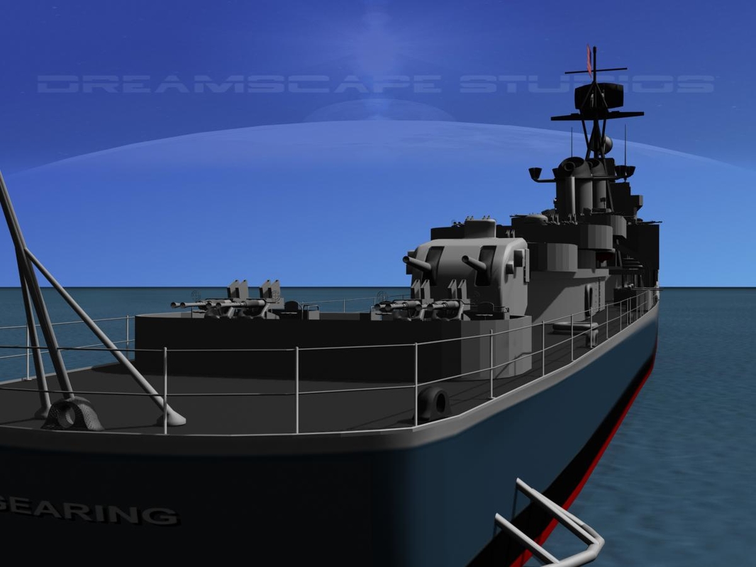 3d gearing class destroyers model