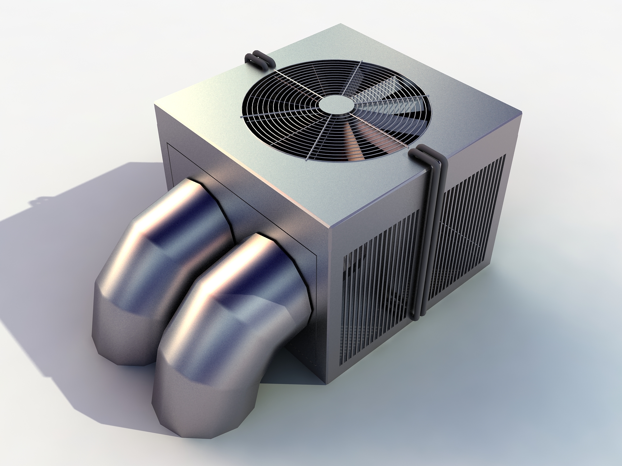 cooler ac hvac 3d model