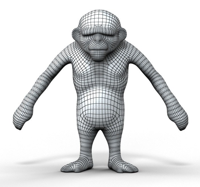 modelo 3d mono estilizado - TurboSquid 908117