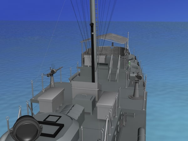 3d model pcs submarine chasers