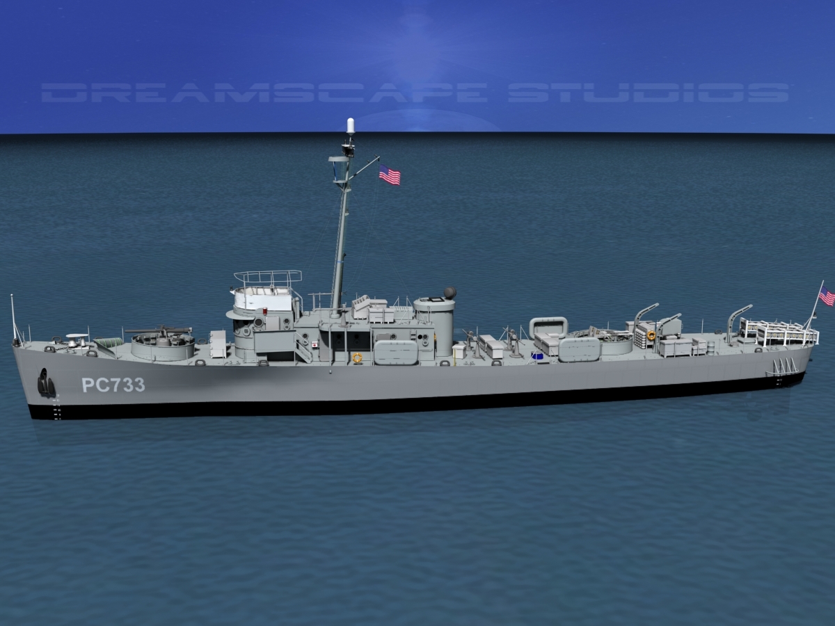 3d model pcs submarine chasers