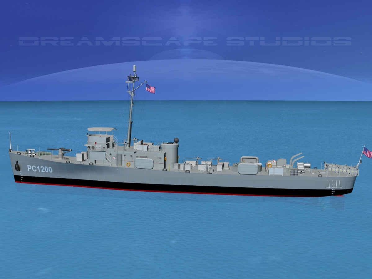 3d pcs submarine chasers model
