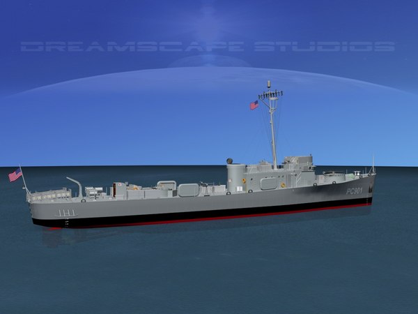 modelo 3d USS PCE-901 Submarine Chaser - TurboSquid 908214