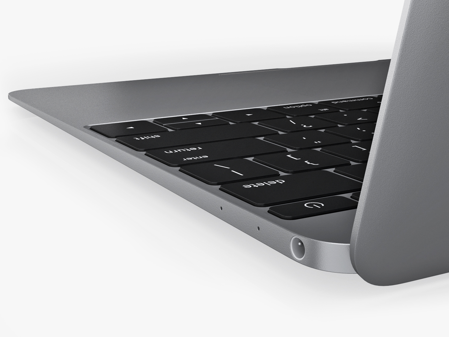 new macbook 12-inch 2015 3d model