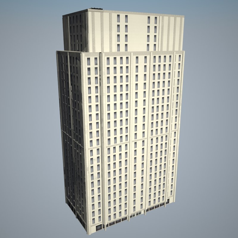 3d model city building