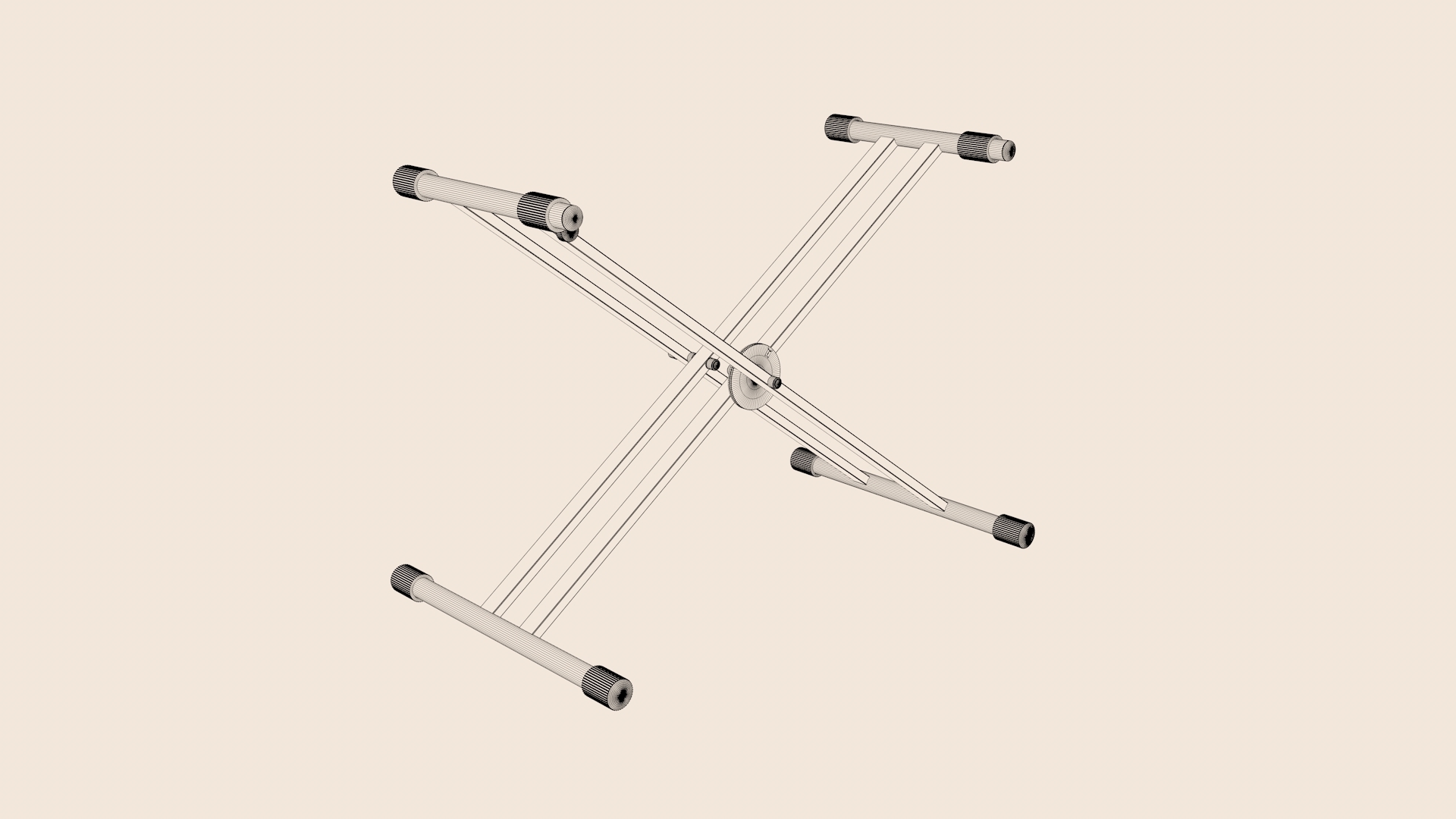 3d model keyboard stand