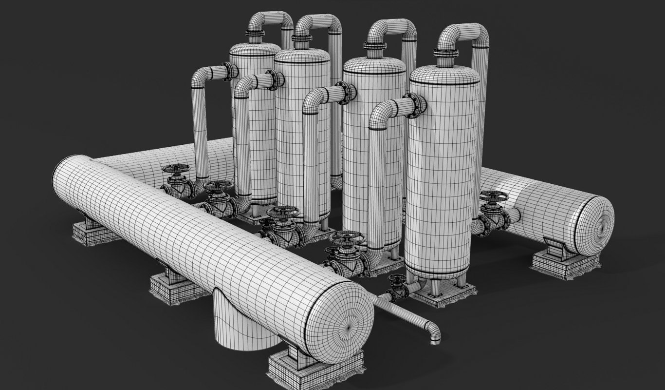 Pressure tank 3D model - TurboSquid 1525505
