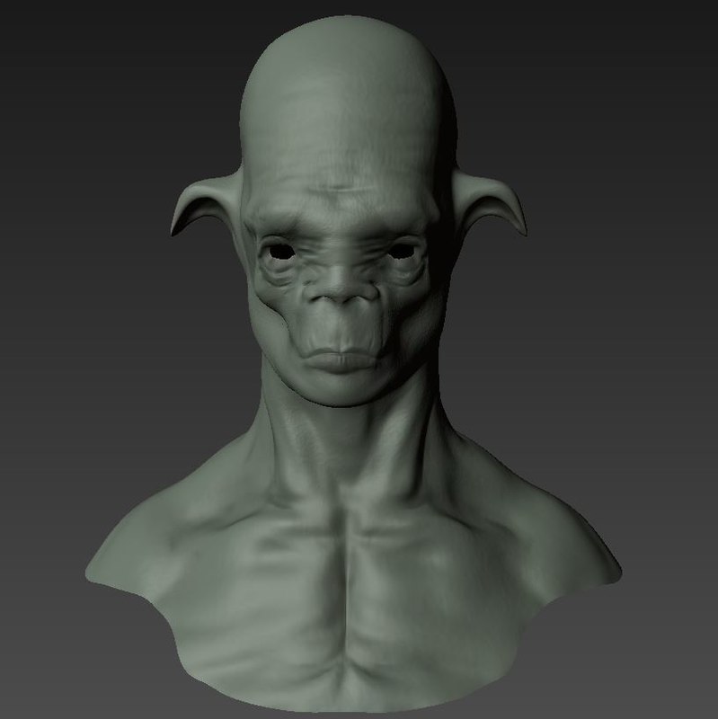 3d model mudbox head