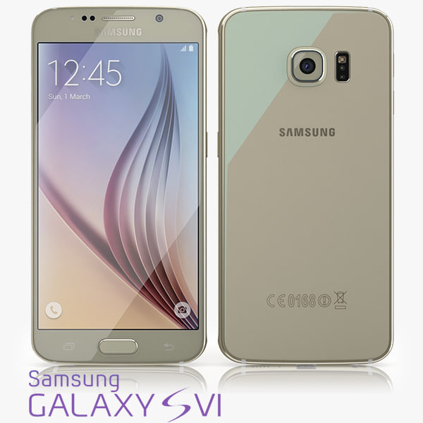 3d samsung galaxy s6 model