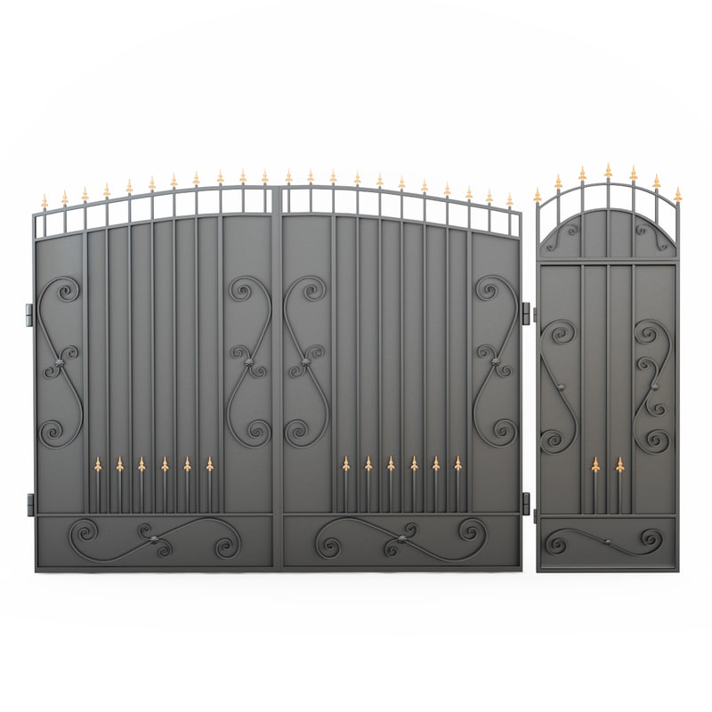 gates 3d model