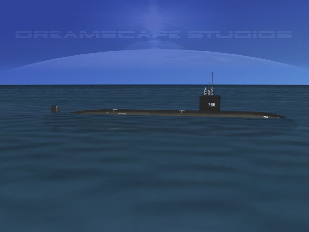 Los Angeles 688i Klasse USS Charlotte SSN-766 3D-Modell - TurboSquid 908563