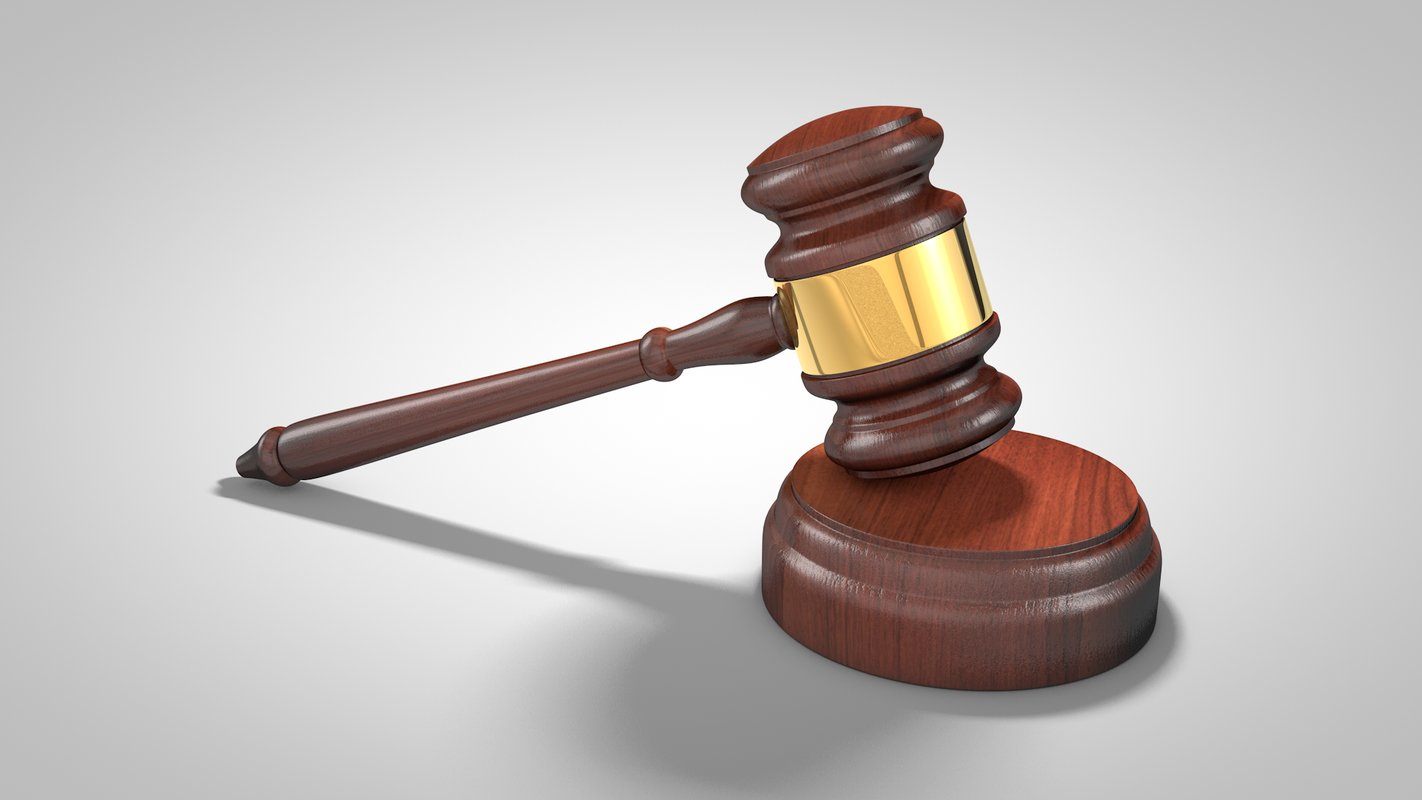 gavel board 3d model