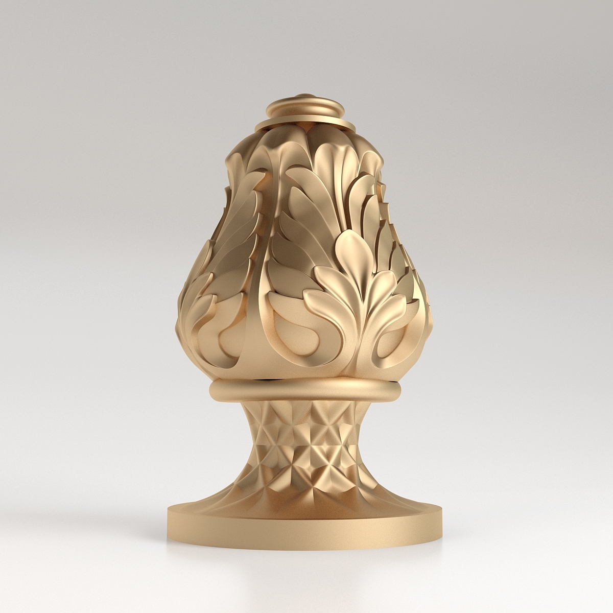 decorative finial 3d model