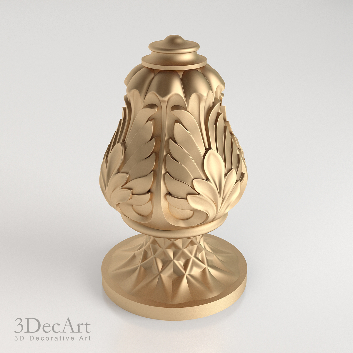 decorative finial 3d model