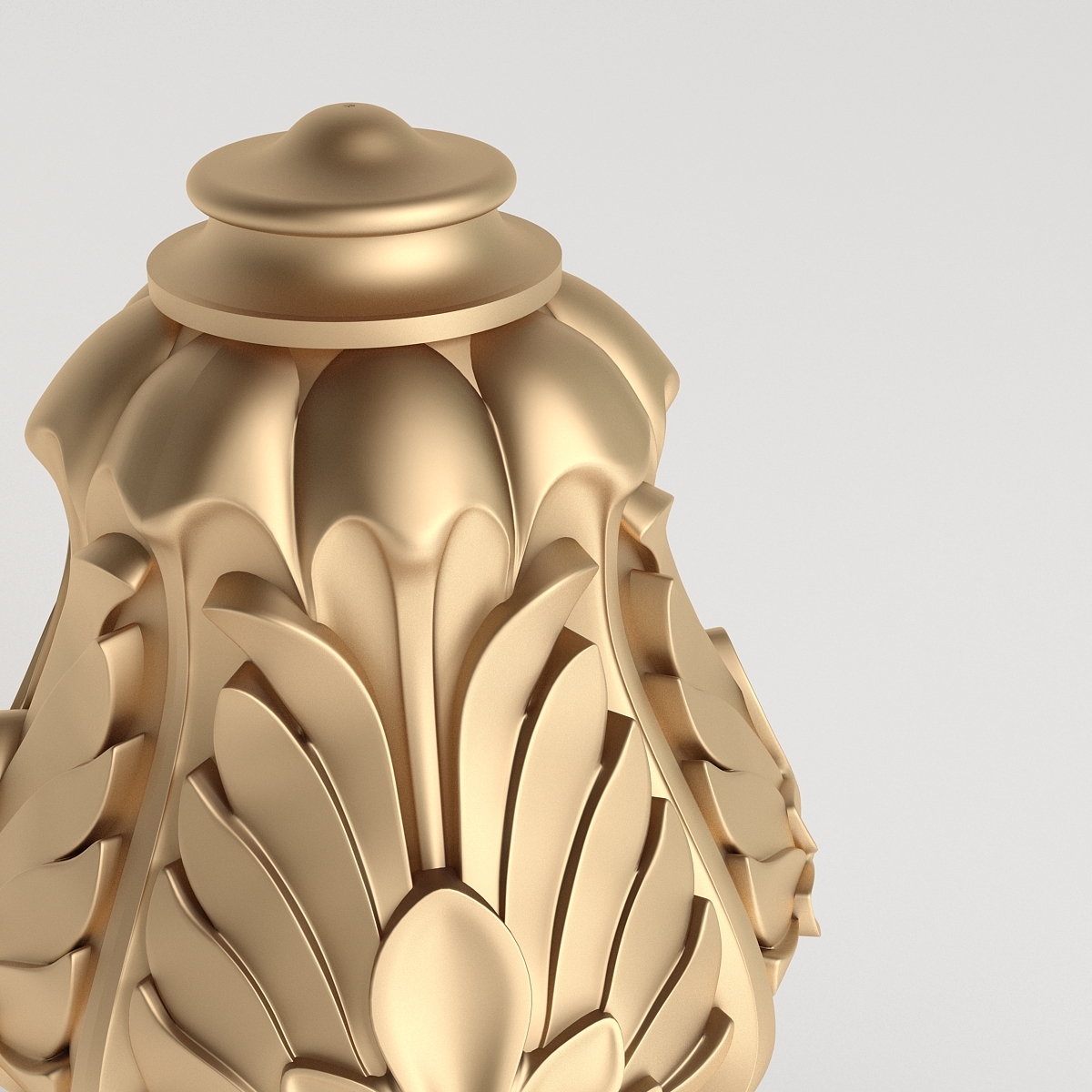 decorative finial 3d model