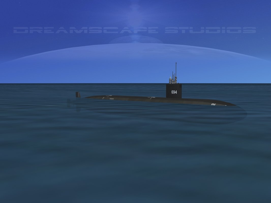 modelo 3d Los Angeles Clase USS Groton SSN 694 - TurboSquid 908628