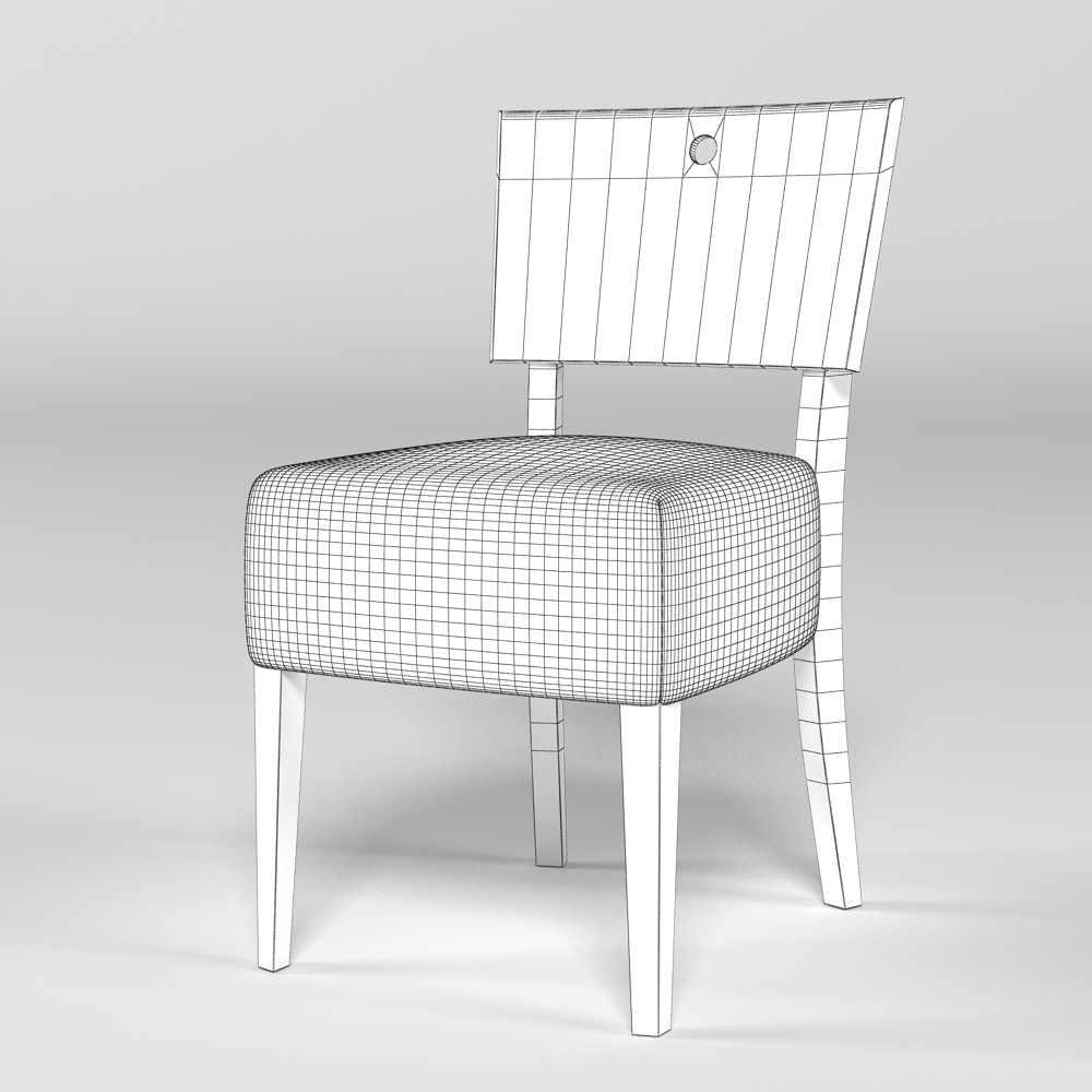 3d chair realistic