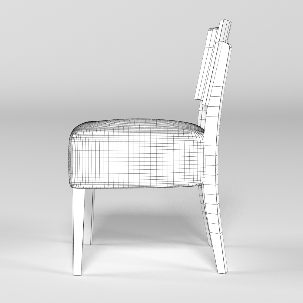 3d chair realistic