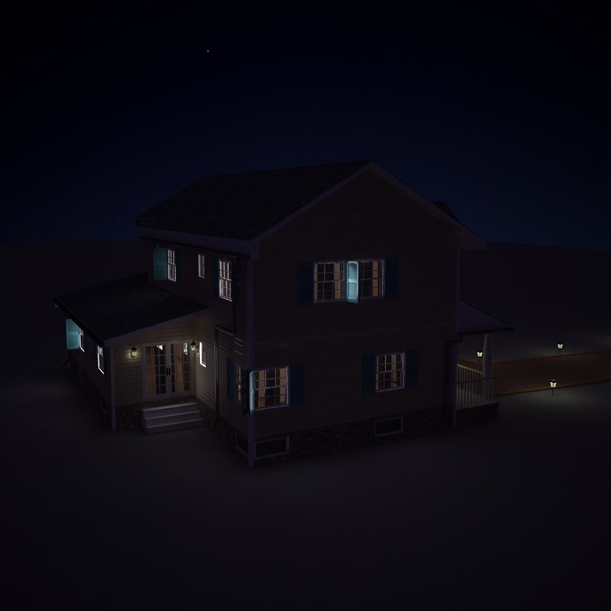night scene 3d model