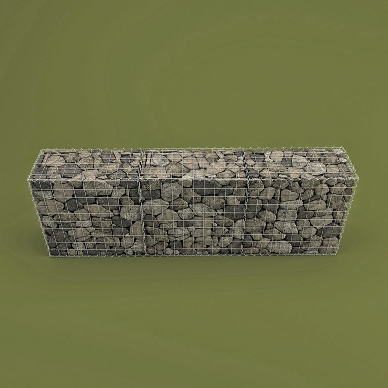 3d model gabion stone