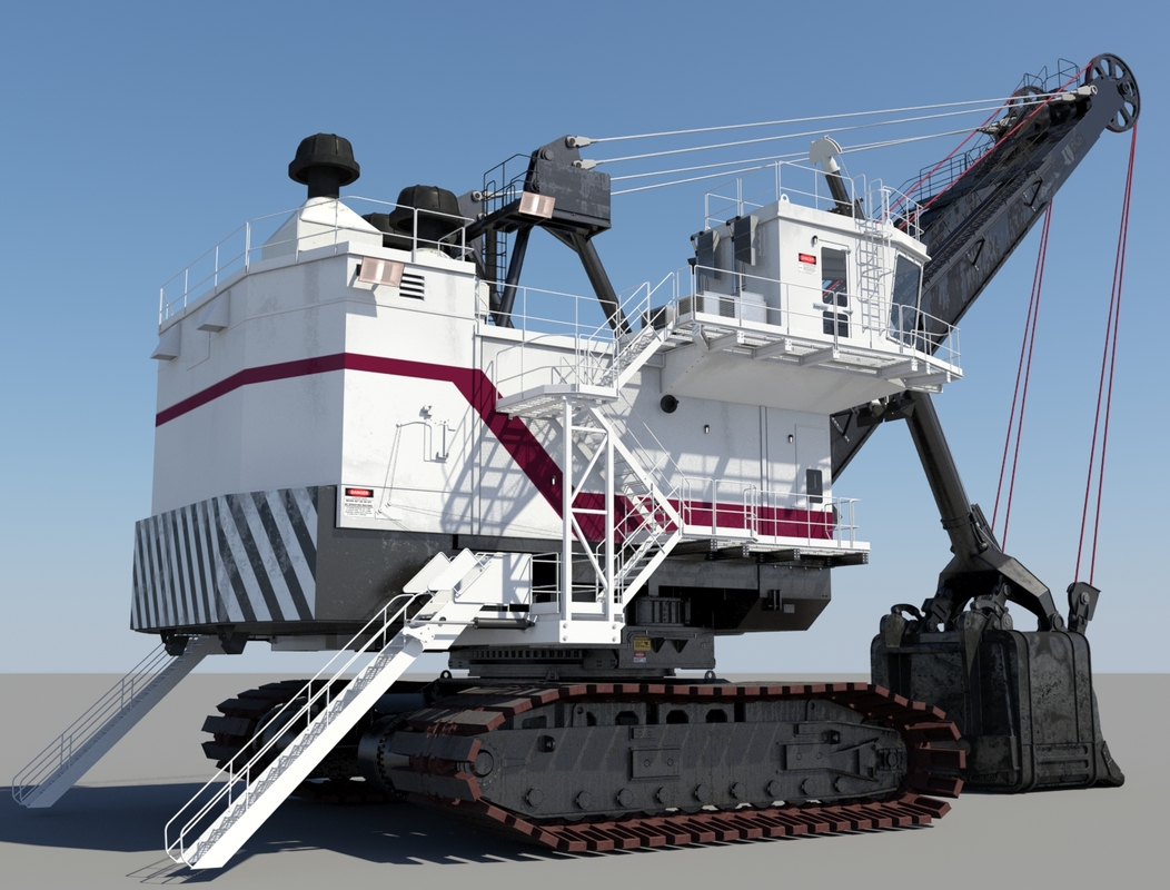 electric mining shovel max