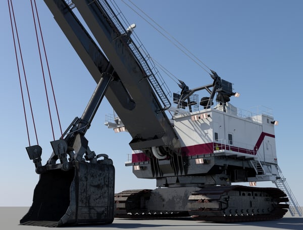 electric mining shovel max