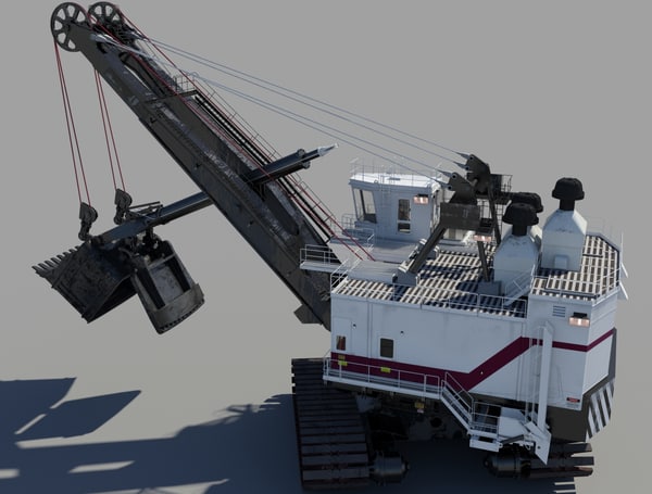 electric mining shovel max