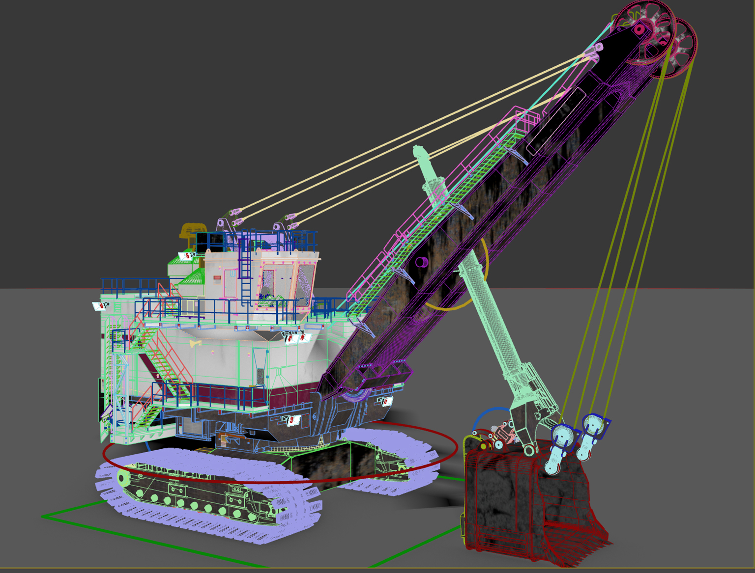 electric mining shovel max