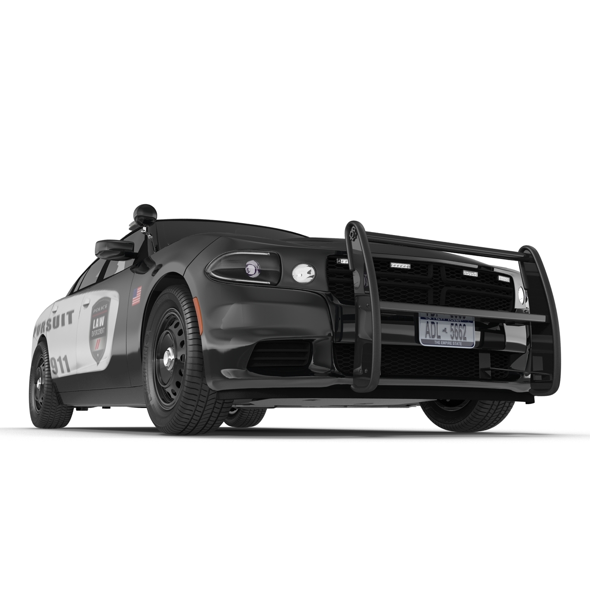max generic police car rigged