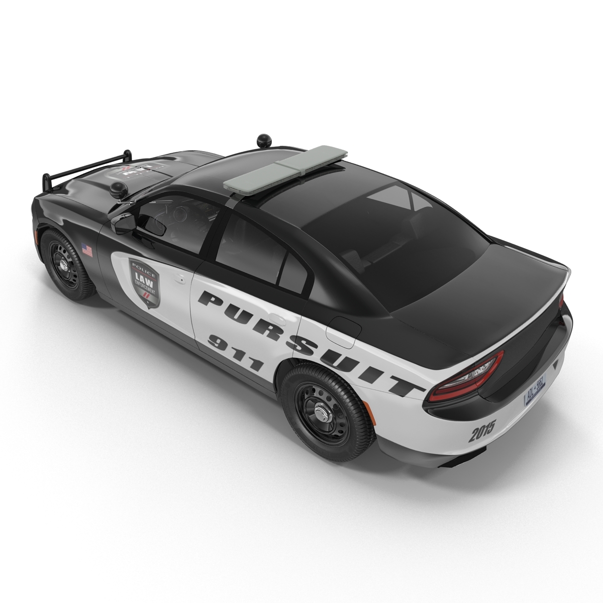 max generic police car rigged