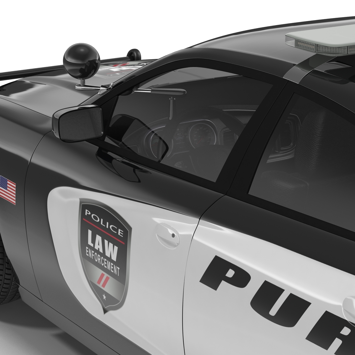 max generic police car rigged