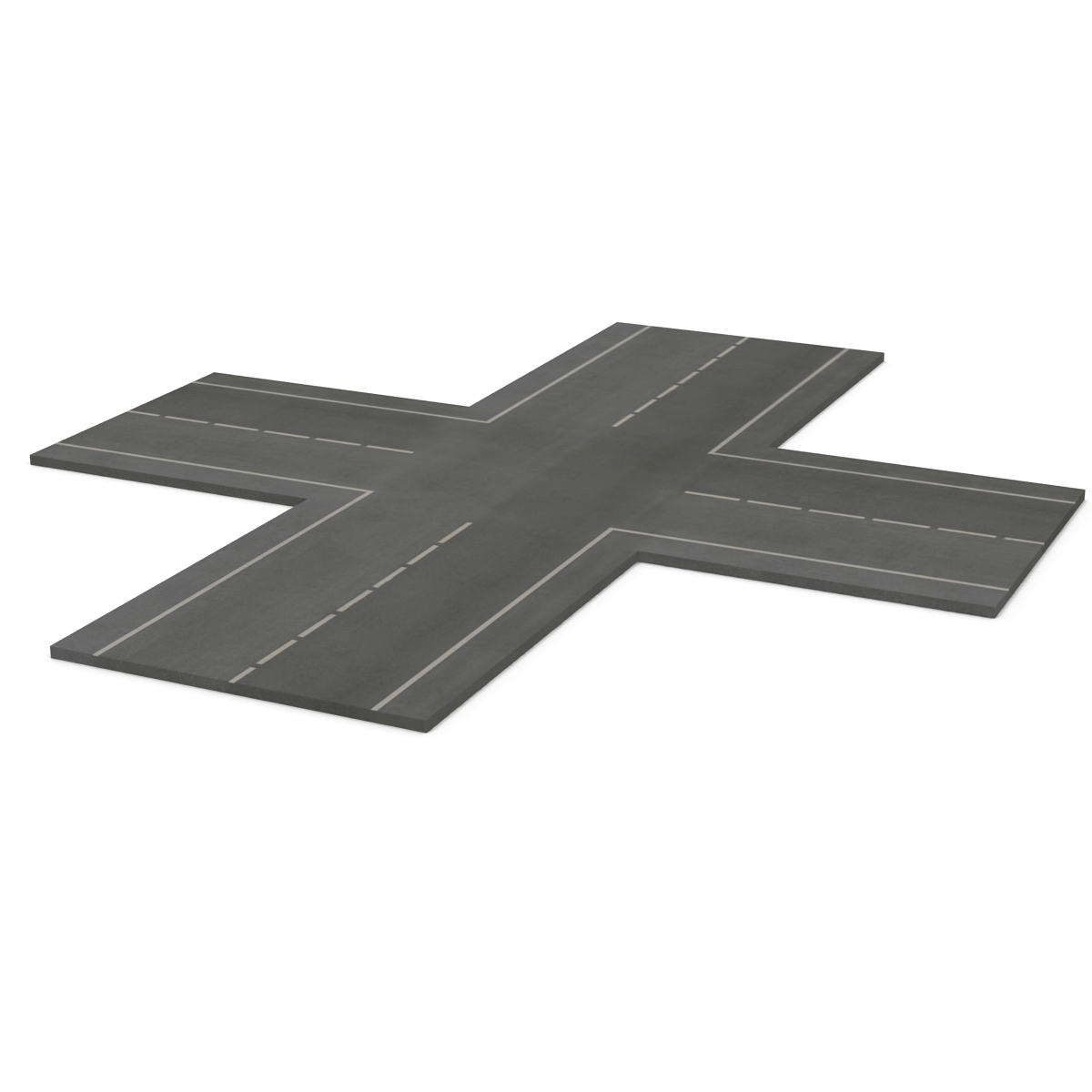 3d model road modeled