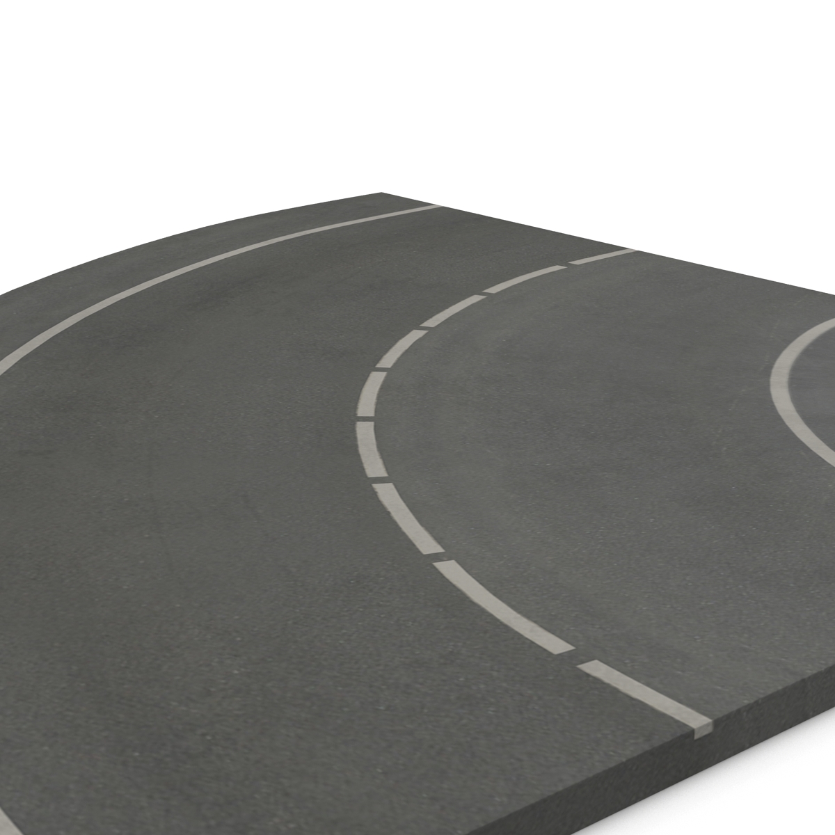3d model road modeled