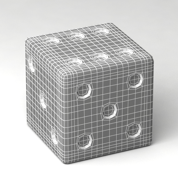 free dice 3d model