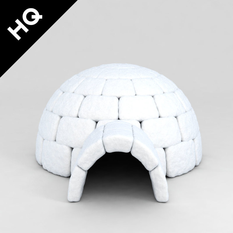 igloo 3d model