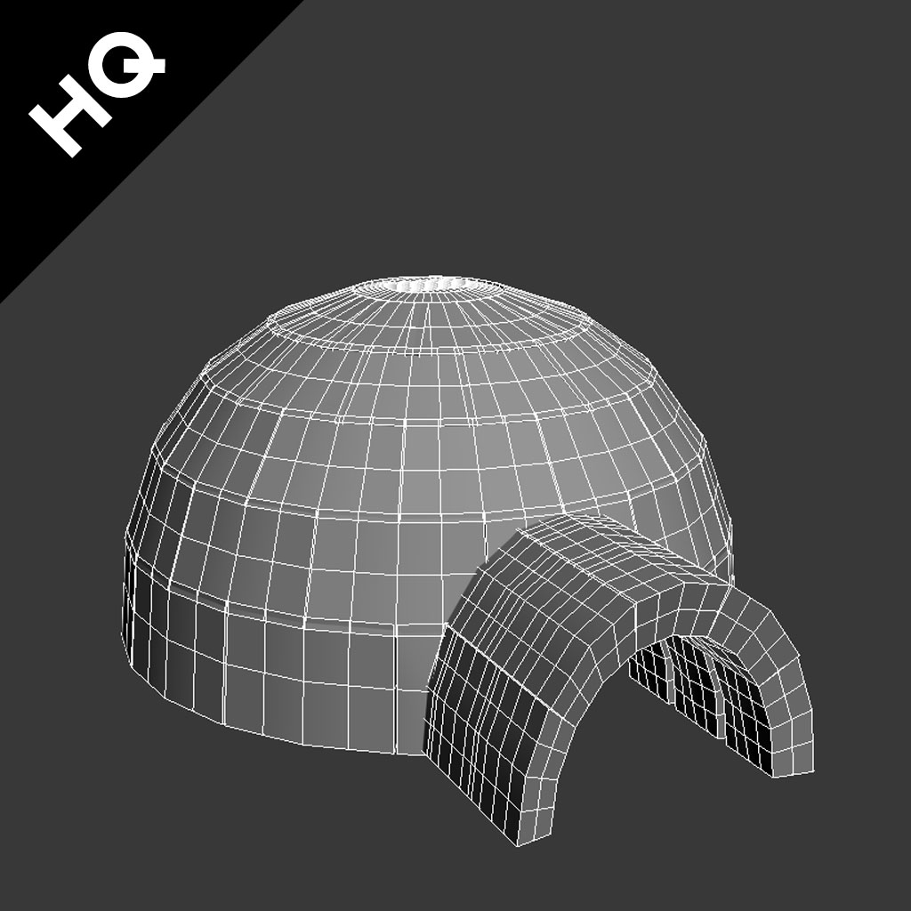 igloo 3d model