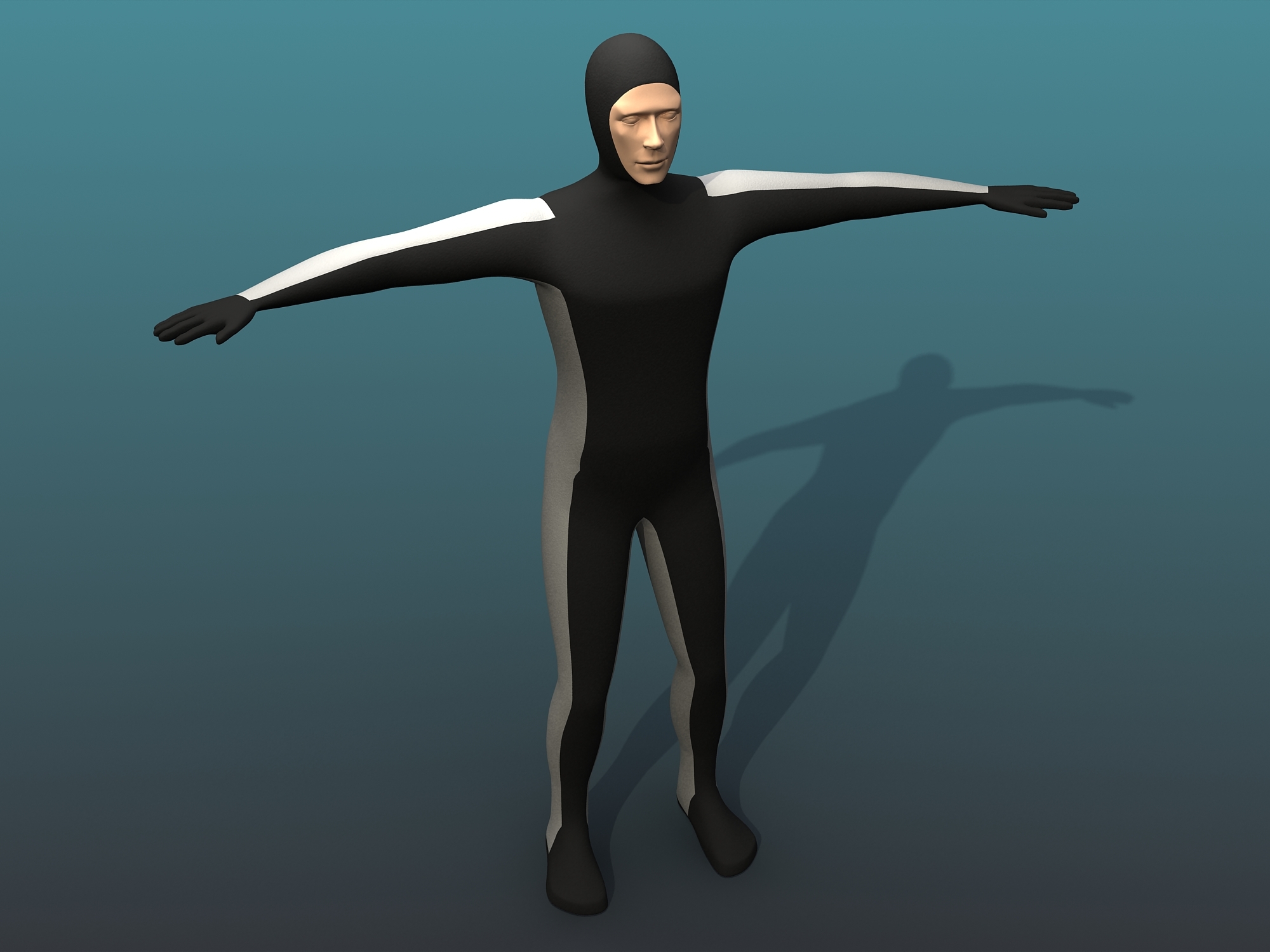 3d diver dummy