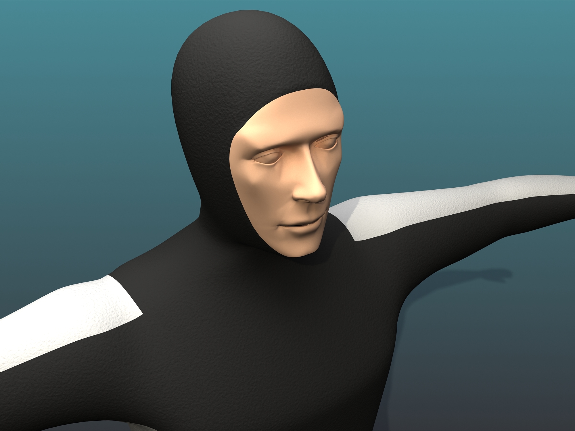 3d diver dummy