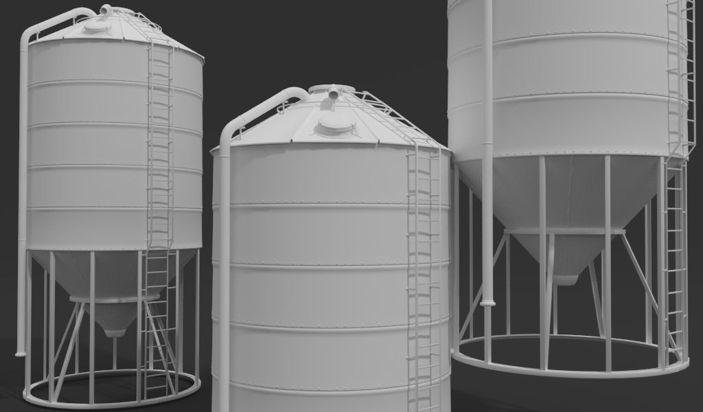 Silo model - TurboSquid 1525693