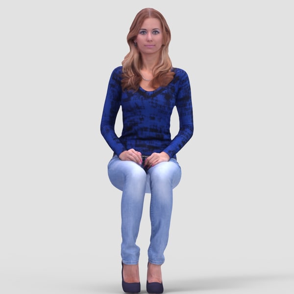 3d model realistic human