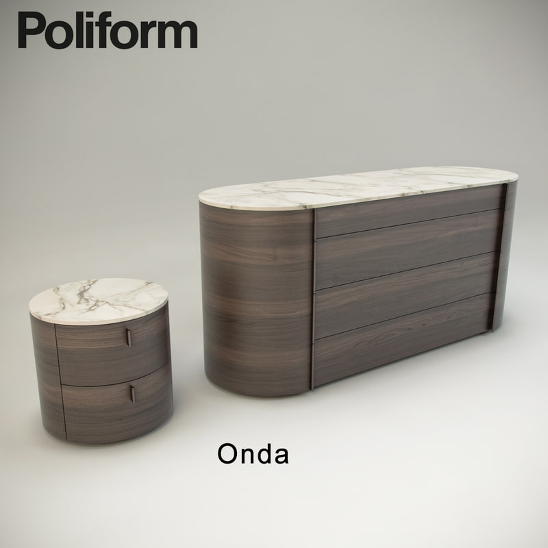 poliform onda 3d max