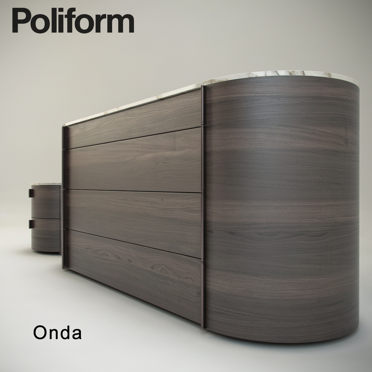 poliform onda 3d max