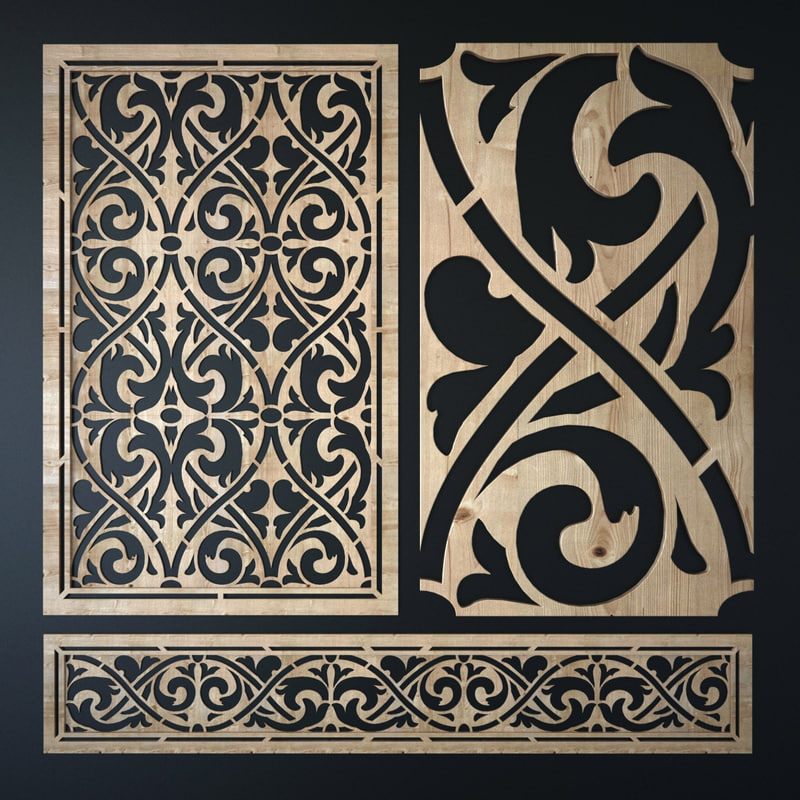 max decorative laser cutting pattern
