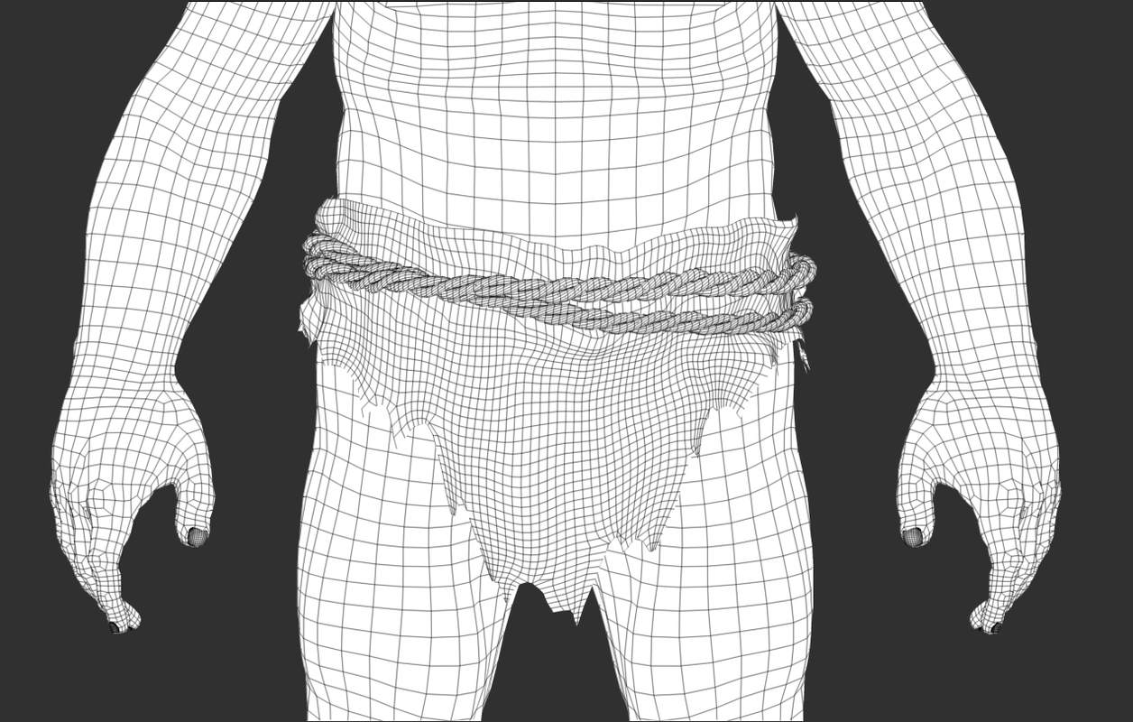 neanderthal reconstruction 3d max