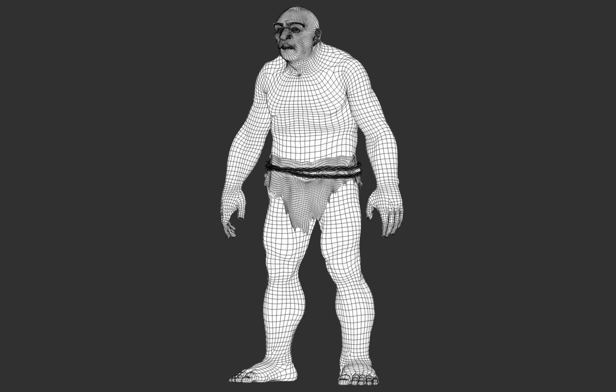 neanderthal reconstruction 3d max
