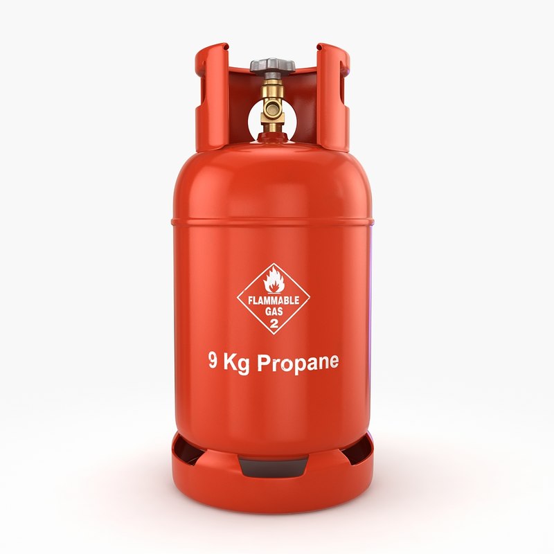 3d propane tank